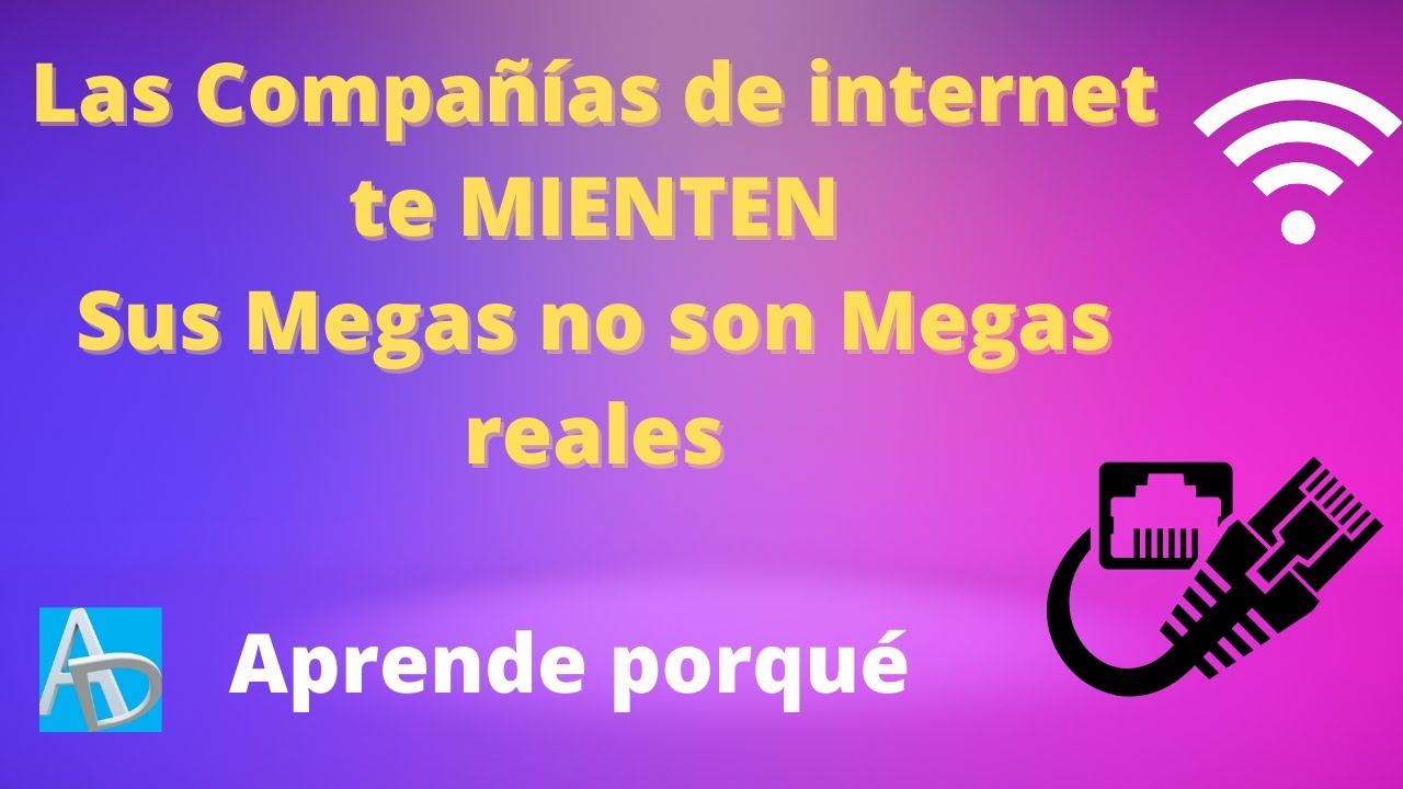 Las compañías de internet nos MIENTEN con los MEGAS ¿Qué son los megas? megabit vs megabyte