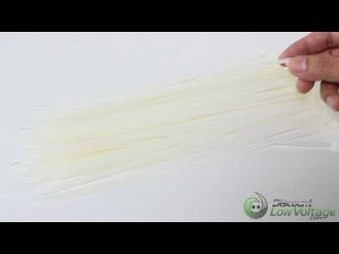 11 Inch Cable Ties in White/Natural Color 100 per bag