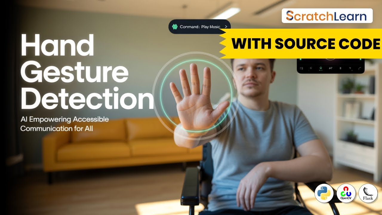 AI-Powered Hand Gesture Recognition using Python | OpenCV + Deep Learning Project + Source Code