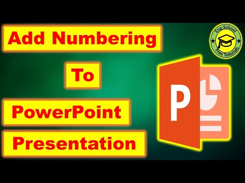 How to add page/slide numbers in PowerPoint | Add Numbering To PPT Presentation