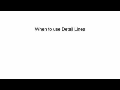 Module 8: Unit 3: Revit Architecture: Detail Lines Video Lecture - Design Softwares