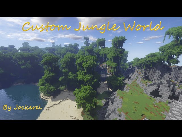 Custom Jungle Map 1kx1k Minecraft Map
