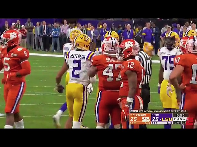 Justin Jefferson college stats: How good was Vikings star WR at LSU?