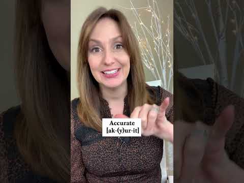 The Hidden Sound to Watch When Pronouncing ACCURATE | Clear English Corner