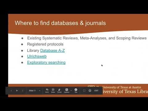 Identifying Databases & Journals Pt 3 Exploratory Searching