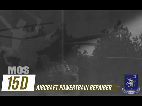 Service in the 160th Special Operations Aviation Regiment: Army MOS 15D Aircraft Powertrain Repairer