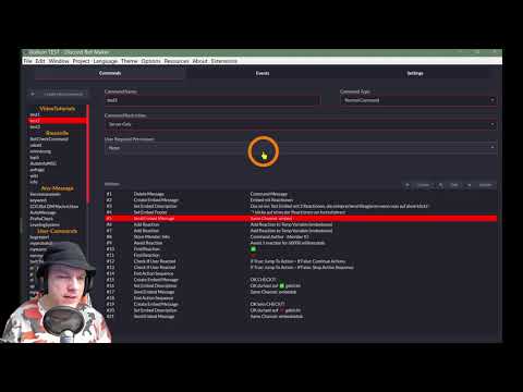Discord Bot Maker 1.6 - Embed bearbeiten & Reactionen System hinzufügen