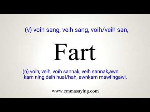 fart meaning in English Ngawn