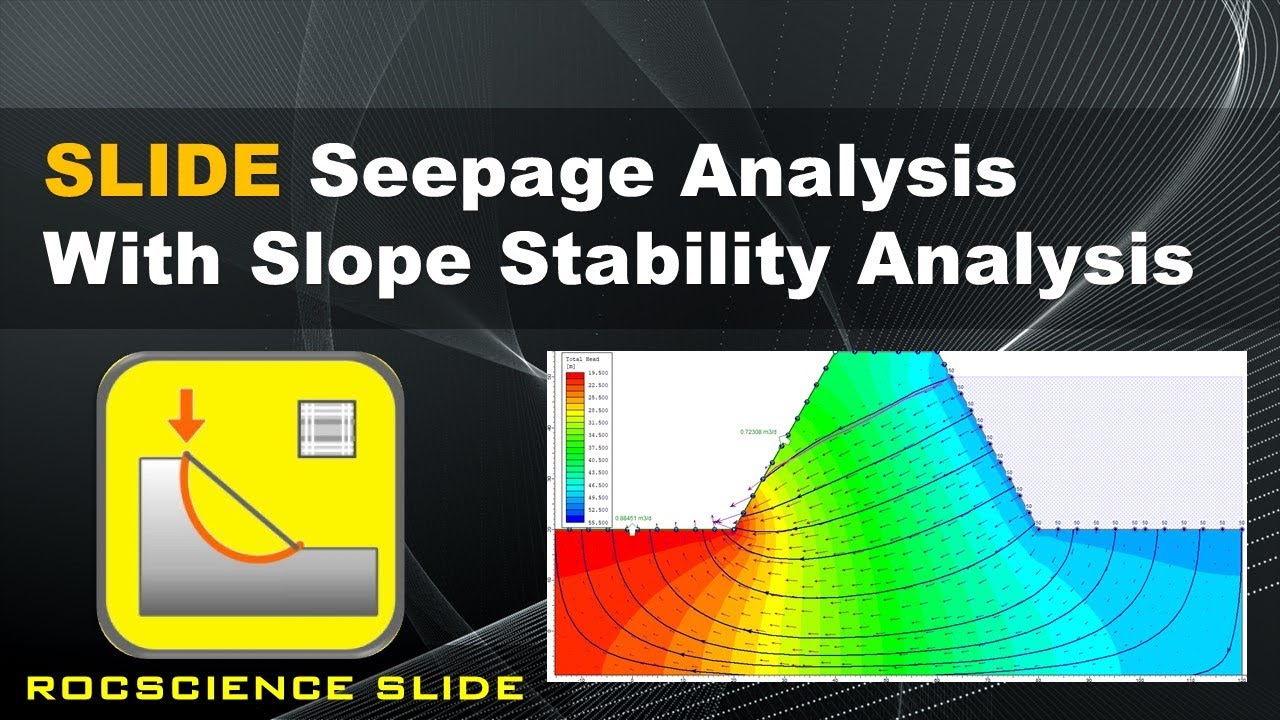 Seepage Analysis with Slope Stability Analysis | SLIDE