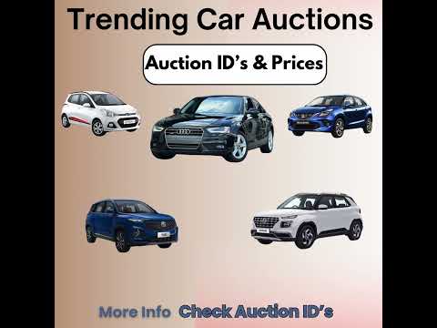 Trending Cars for Auction in India - EauctionsIndia #eauctionsindia #auction #carauctions #cars
