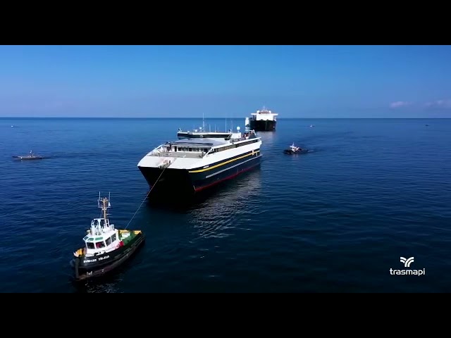 El «Poniente Jet» de FRS DFDS entre Algeciras y Ceuta – FERRYBALEAR