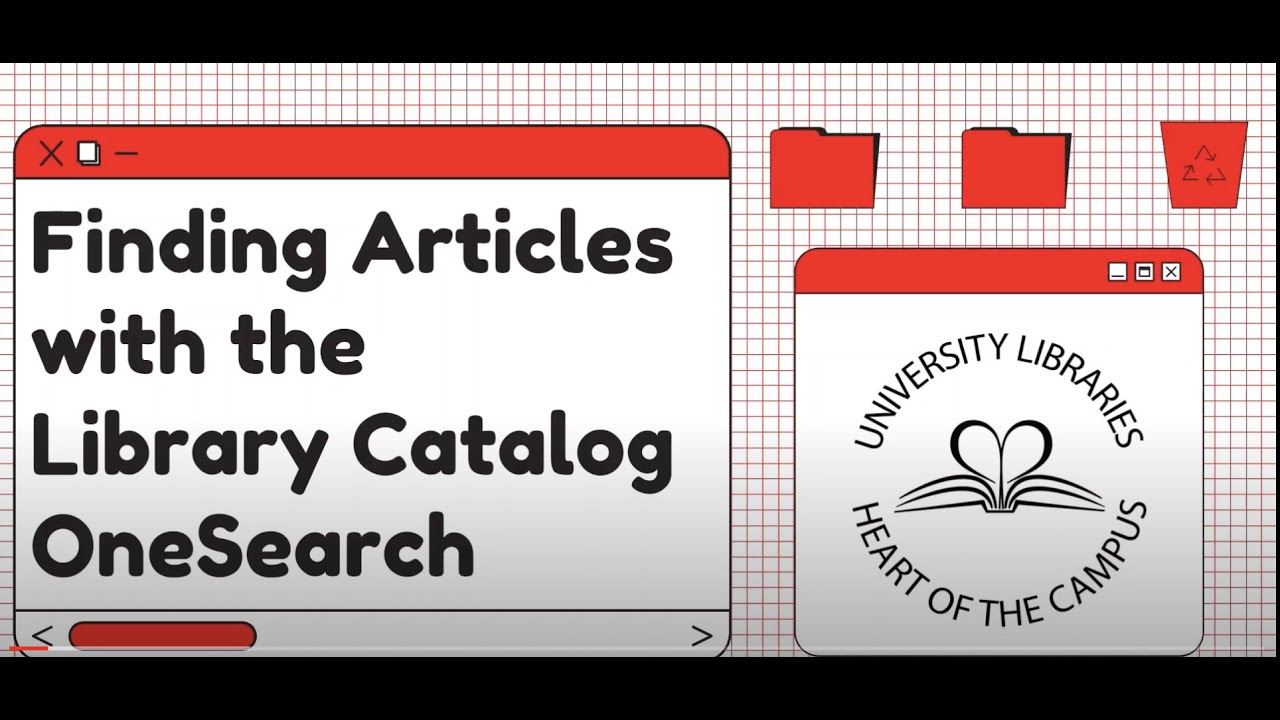 Find Journal Articles with the Library Catalog