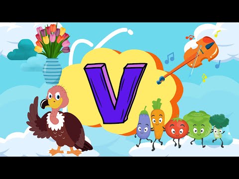 Words That Start With V | Words That Start With Letter V for Toddlers | Kids Vocabulary