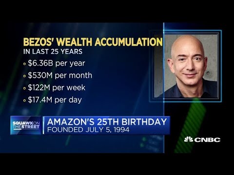 Amazon is 25 years old today, here's how much has changed for Jeff Bezos