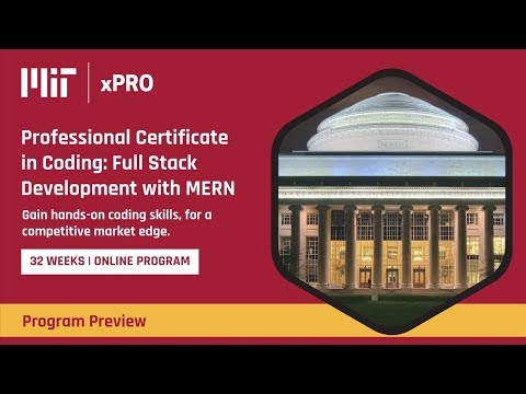 Online Course Preview | Full Stack Development with MERN at MIT xPRO