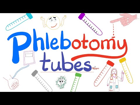 Phlebotomy Test Tubes (Color-Coded) - Red, Blue, Lavender, Gold, Green, Gray - Labs