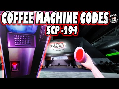 SCP-294 COFFEE MACHINE / WE TRIED MANY CODES & FOUND MANY USEFUL ONES / Nico's Nextbots / Roblox