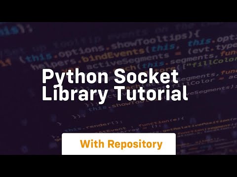 python socket library tutorial