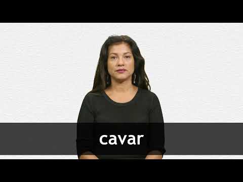 English Translation of “CAVAR” | Collins Spanish-English Dictionary