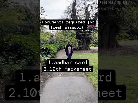#Documents required for fresh passport | #techladduji | #passport | #shorts | #viral | #trending