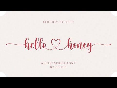 Hello Honey Font | Script Fonts | Free Download Script Font