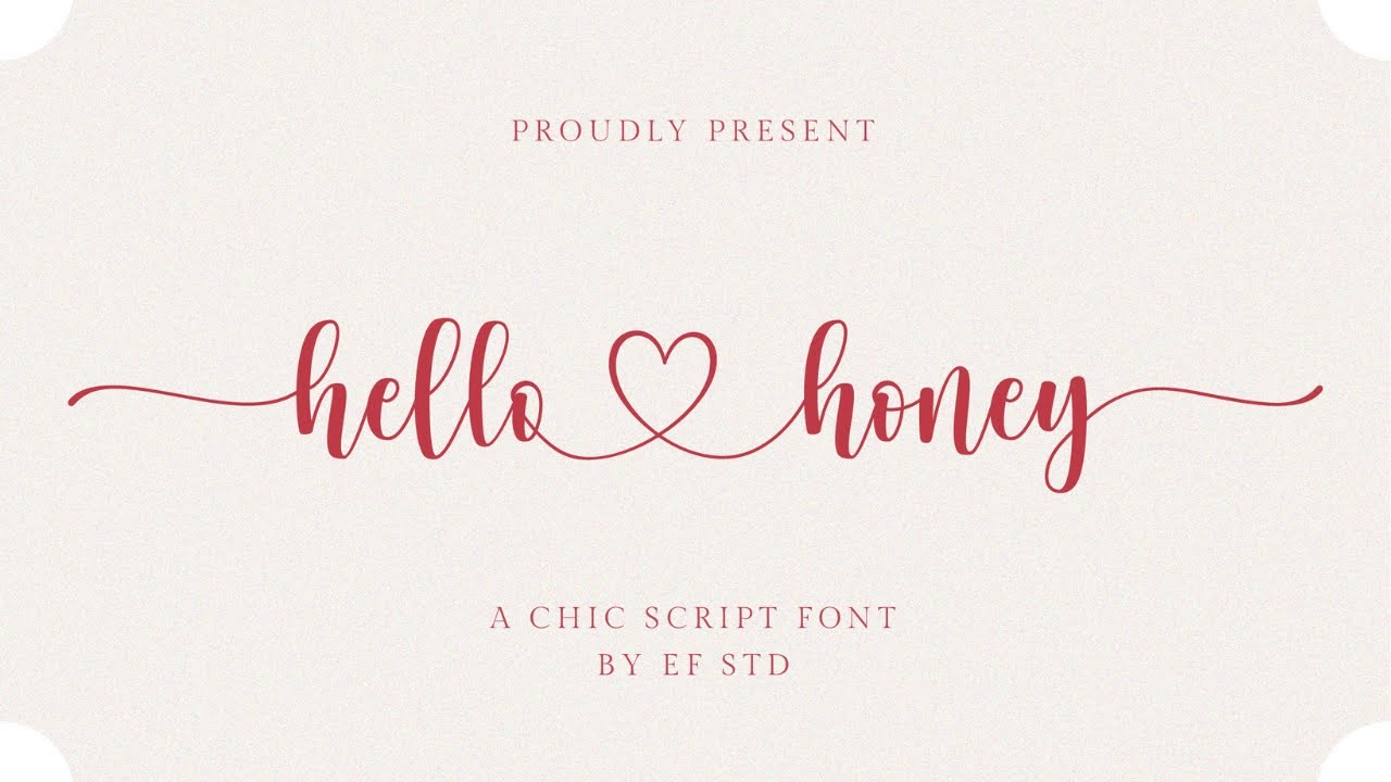 Hello Honey Font | Script Fonts | Free Download Script Font