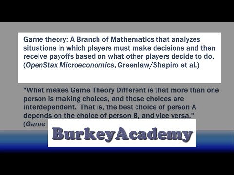 What is game theory?