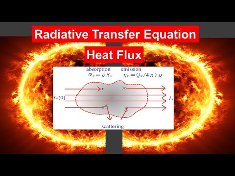 Radiative Transfer Equation and Heat Flux