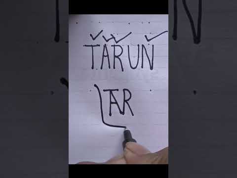 Tarun name art logo comment😯#logo #tarun#shorts #viral #shortvideo