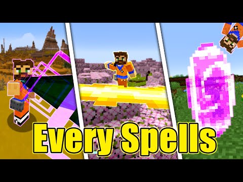 I tried every NEW Spells in Iron's Spells 'n Spellbook and how to Curio Cast