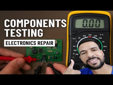 Super Easy Electronic Components Testing with a Multimeter | Electronics Repair