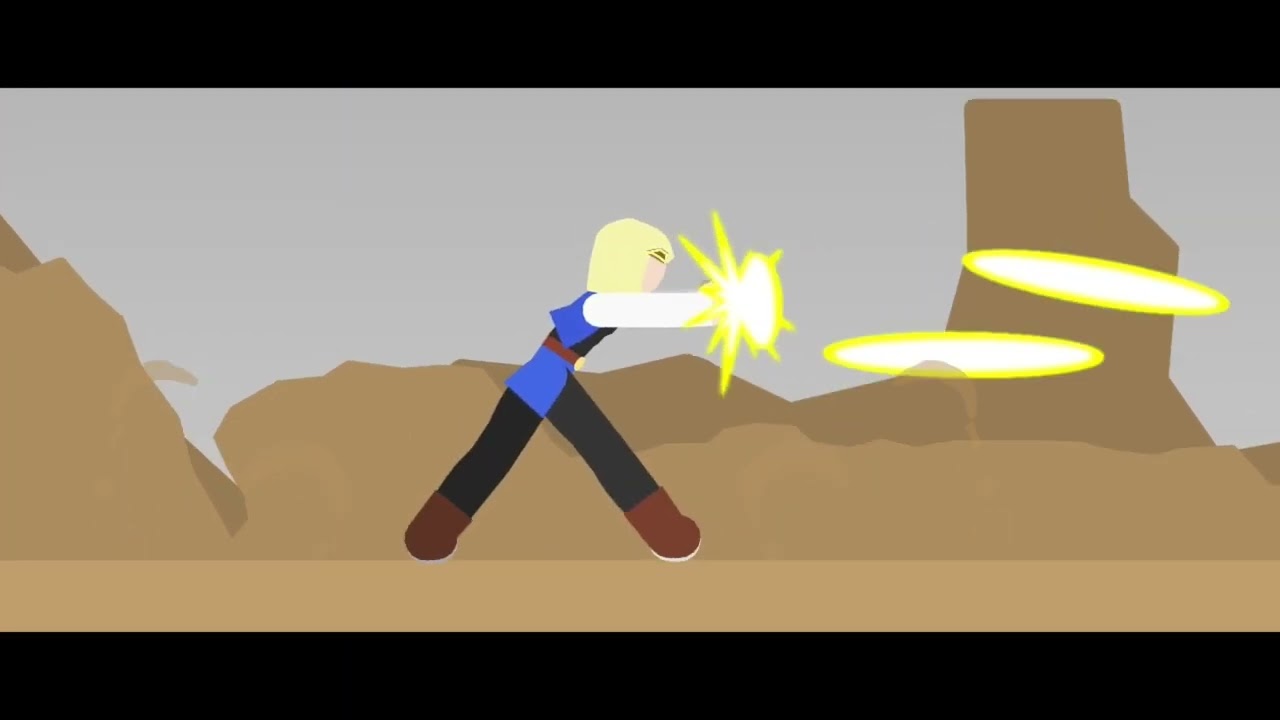 What If Gohan Had 2 Arms Against Androids - Stick Nodes Animation