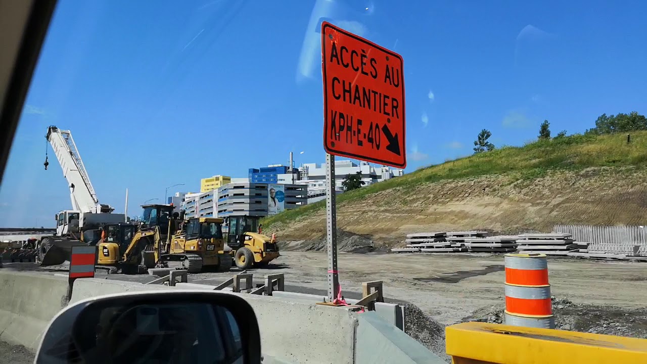 Echangeur Turcot construction autoroute 720