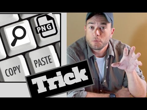 Quick Copy + Paste PNGs from the Web
