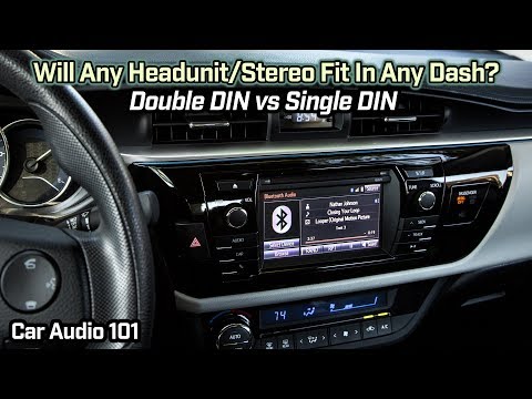 Will Any Head-Unit/Stereo Fit Any Car? Double DIN vs Single DIN