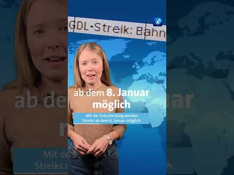 GDL-Mitglieder stimmen für unbefristete Streiks. #tagesschau #nachrichten #bahn #streik