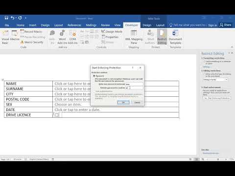 How to Create Fillable Forms in Microsoft Word 2016 2023