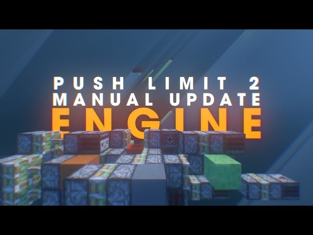 Manual Update Flying Machine with Push Limit 2 Minecraft Map