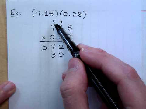 Multiplying Decimals — Theory & Examples - Expii