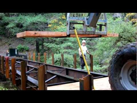 Yard King Reconstructs Mule Creek Bridge