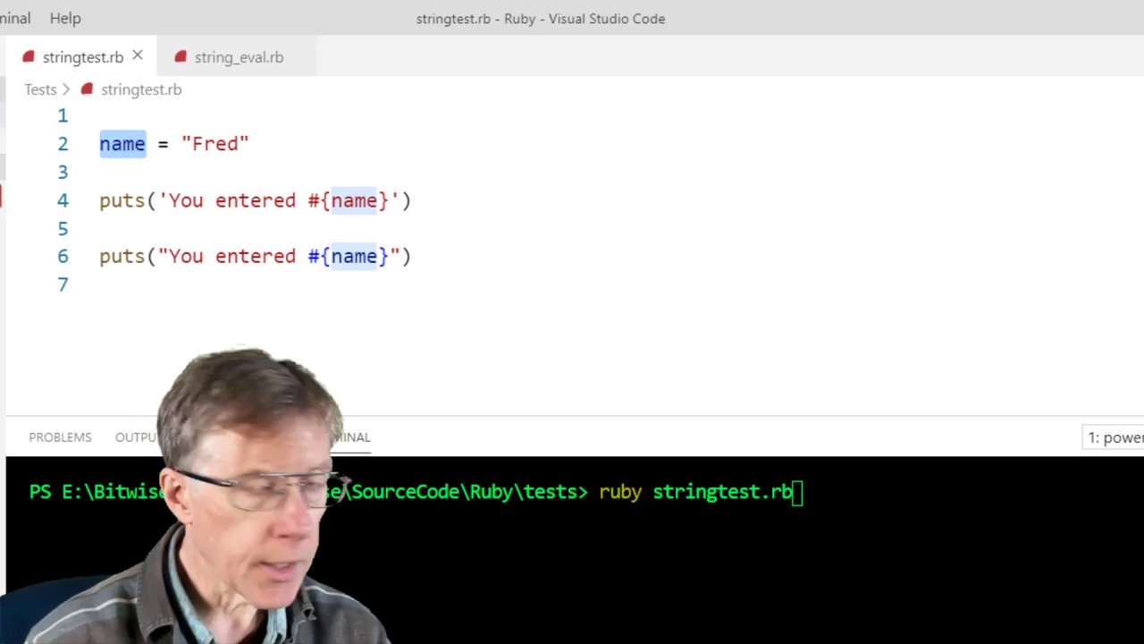 Strings and Embedded Evaluation in Ruby Programming