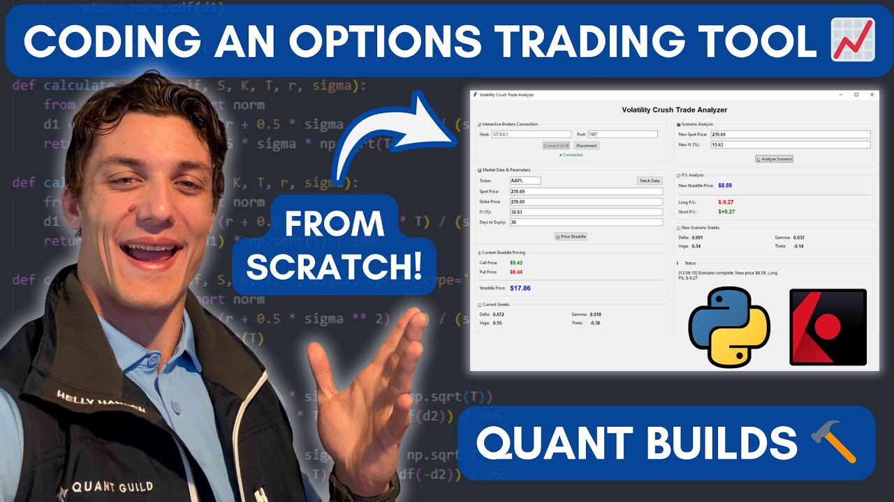 How to Build an Options Volatility Trading Tool in Python with Interactive Brokers