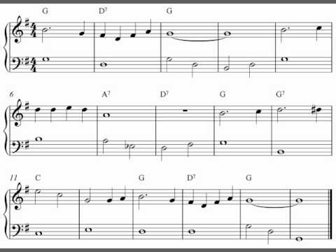 Free easy beginner piano sheet music, Careless Love