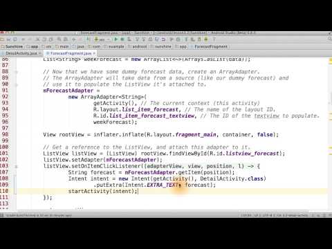 Learn Launch DetailActivity Developing Android Apps - Mind Luster