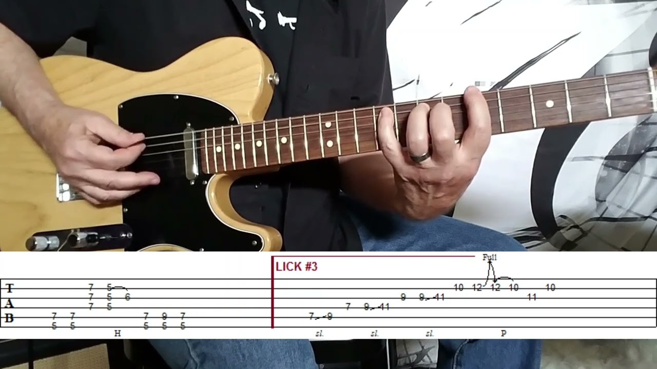 BLUES GUITAR LESSON - Combining Rhythm & Lead Playing