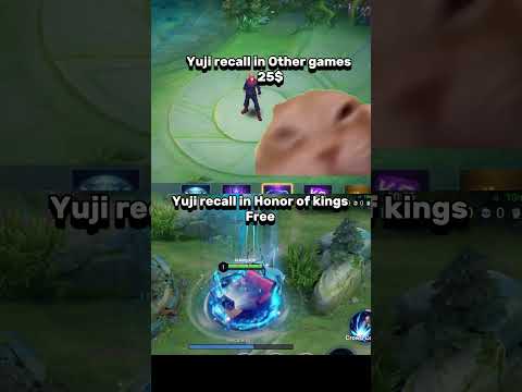 MLBB Yuji recall Vs Honor of kings Yuji Itadori recall ππ #honorofkings #mobilelegends #hokstudio