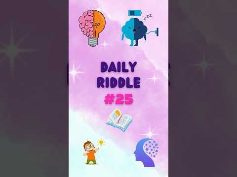 Daily Riddle #25 | Riddles for adults | Riddles with answers | #riddles | #youtubeshorts | #shorts |
