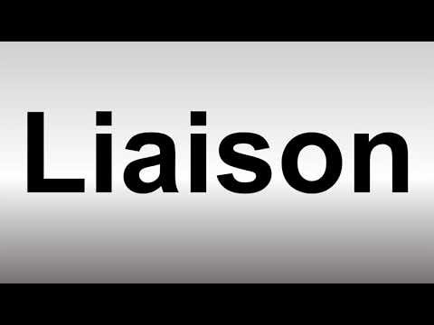 How to Pronounce Liaison