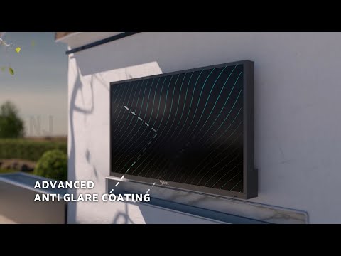 55" Most Advanced Outdoor Smart TV | IP55 Waterproof | Dustproof | 4K QLED | Sylvox Deck Pro QLED