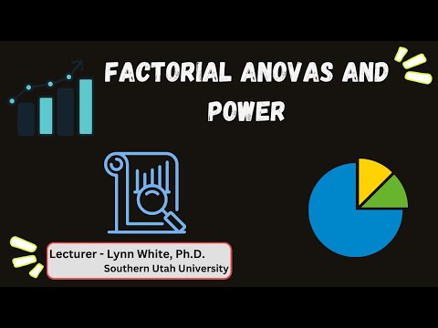 21. Factorial ANOVAs and power